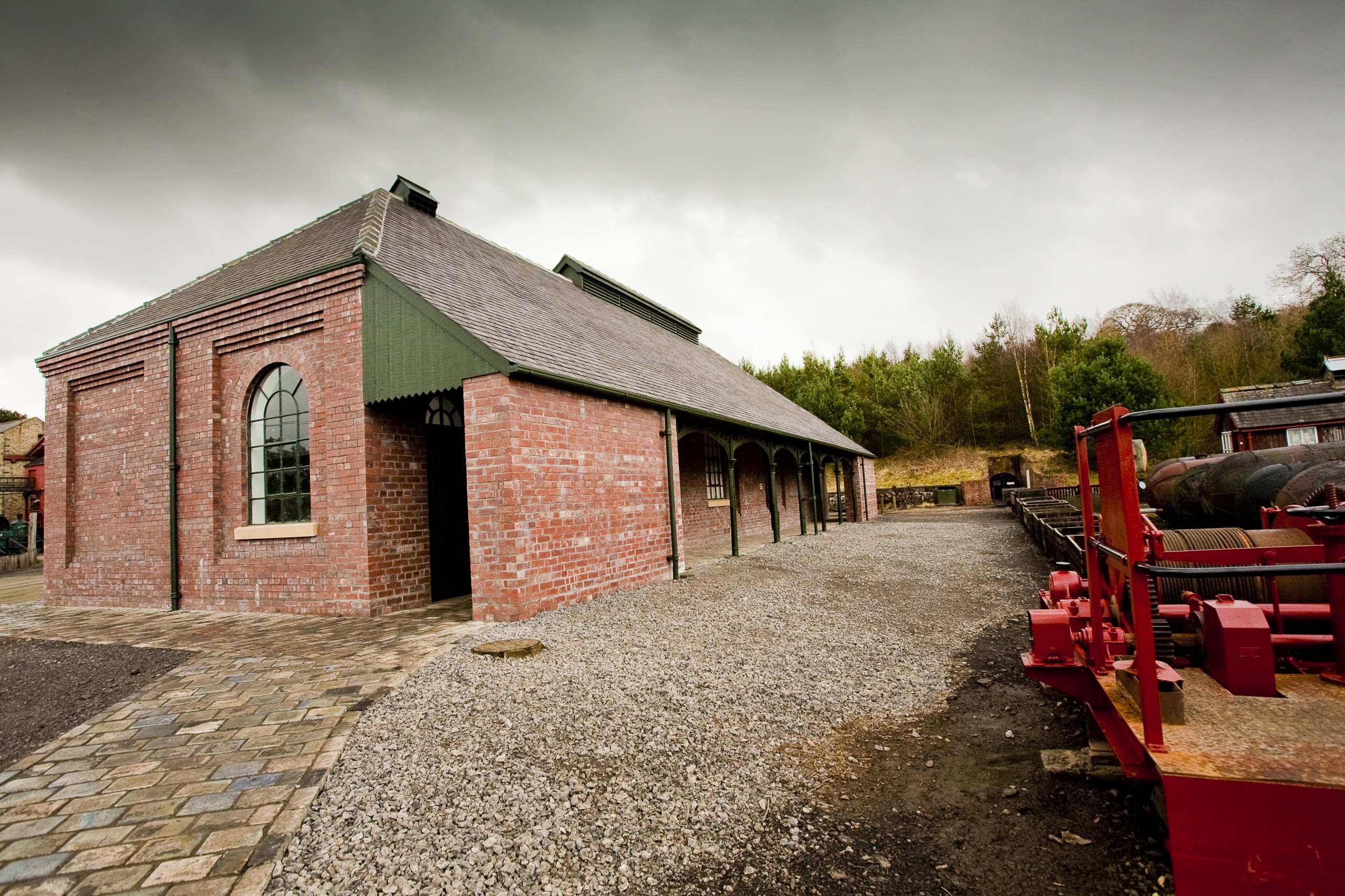 Beamish Museum, Colliery Lamp Cabin - tga