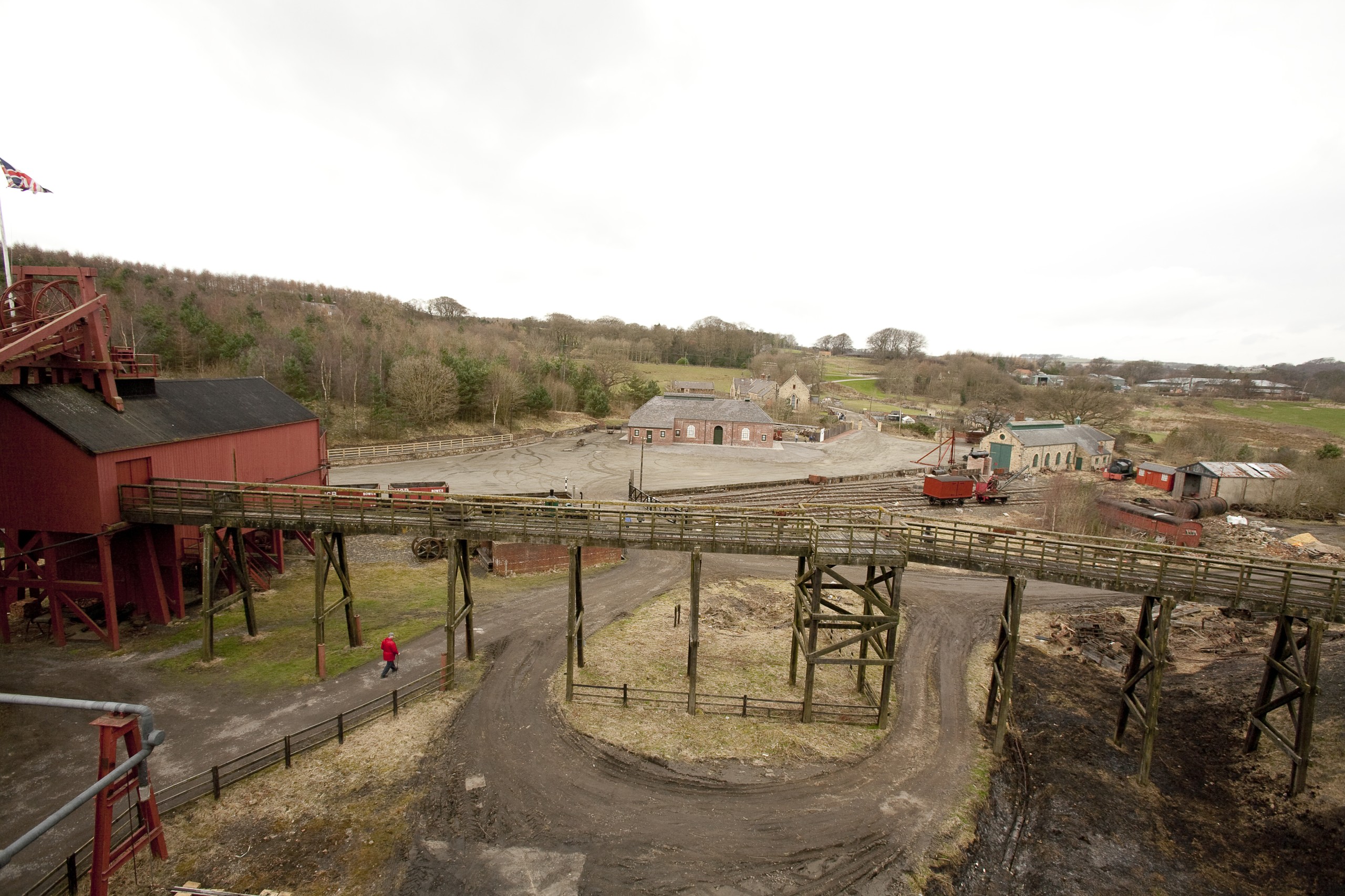 Beamish Museum, Colliery Lamp Cabin - tga